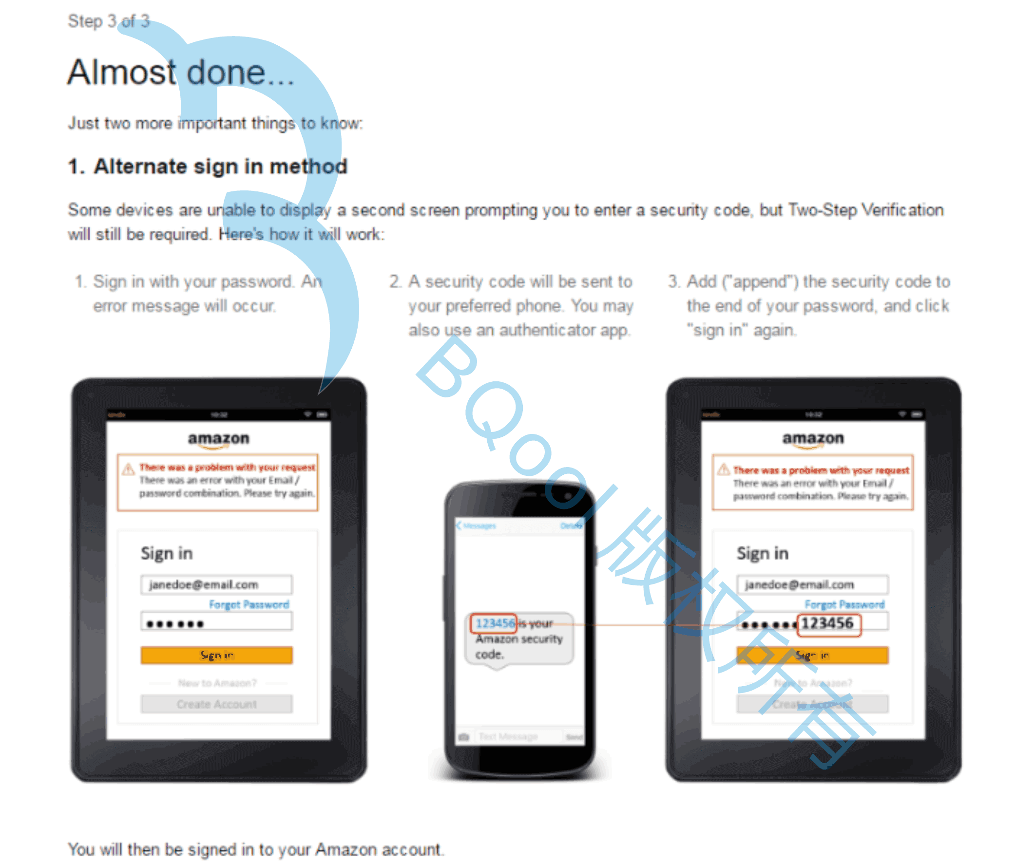 亚马逊 Two-Step Verification 验证 如何设置或取消－BQool 比酷尔